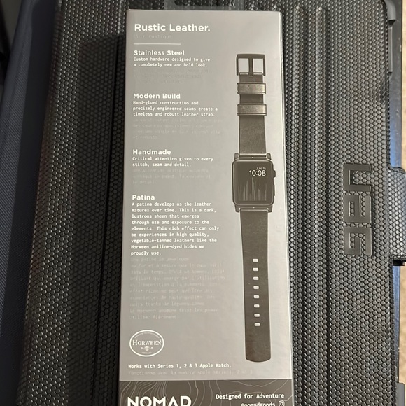 Nomad | Accessories | Nomad Leather Apple Watch Strap Watch Not ...